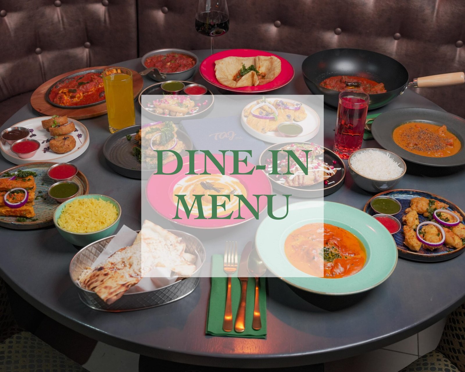 Our Menus – Taj Bar & Kitchen